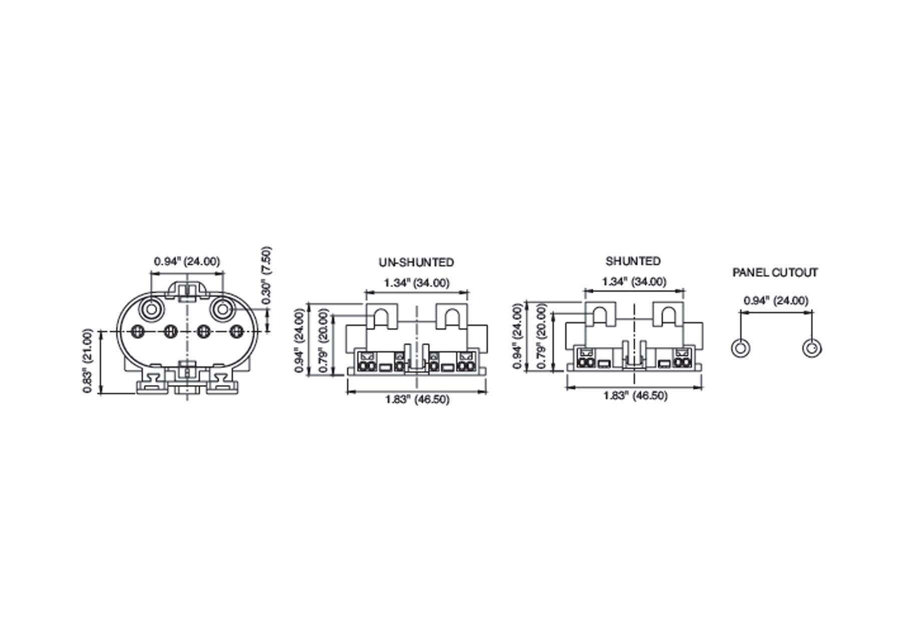 CF2G11-HSM - 2G11 CFL Light Socket - Horizontal Screw Mount - All ...
