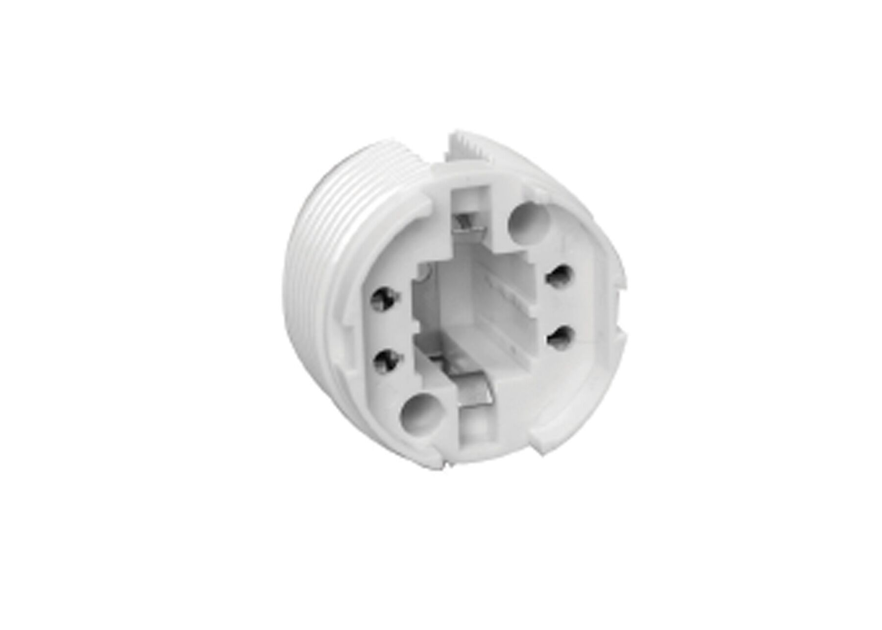 FL448-Q - 4 Pin G24-Q, GX24-Q CFL Light Socket - Vertical Screw Mount ...