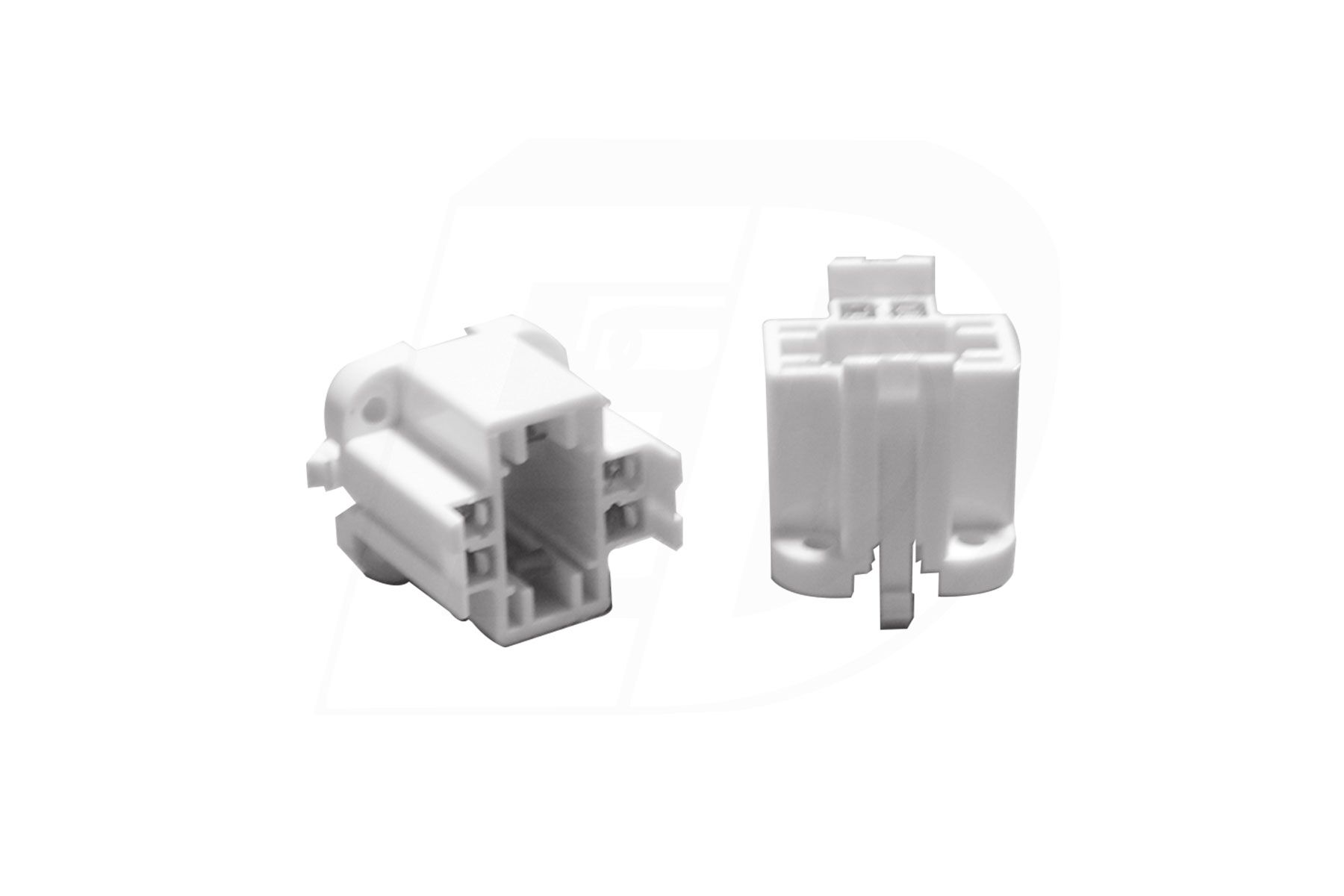 CFG24-Q-BSI - 4 Pin G24 or GX24 CFL Light Socket - Vertical Bottom Snap ...
