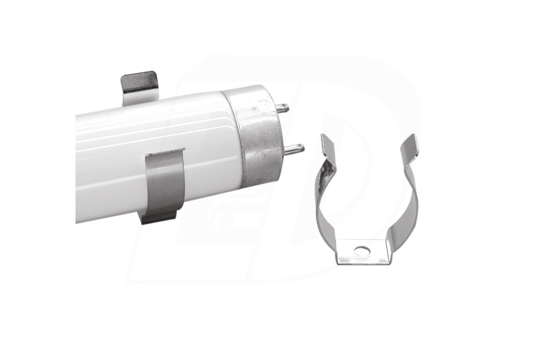 LCM-T8-LP-SC – T8 Lamp Support Clip – Screw Mount - Metal – Silver ...