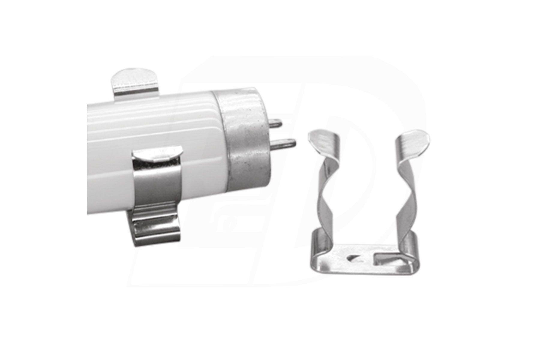 LCM-T8-LP-SI – T8 Lamp Support Clip – Snap-in Mount - Metal – Silver ...