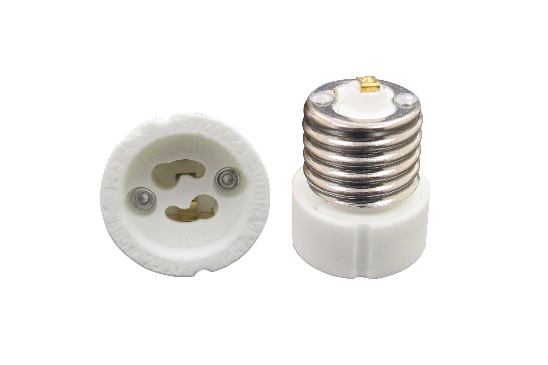 E27 to GU10 Light Socket Adapter - 250 Watts, 250 Voltage, Screw in ...
