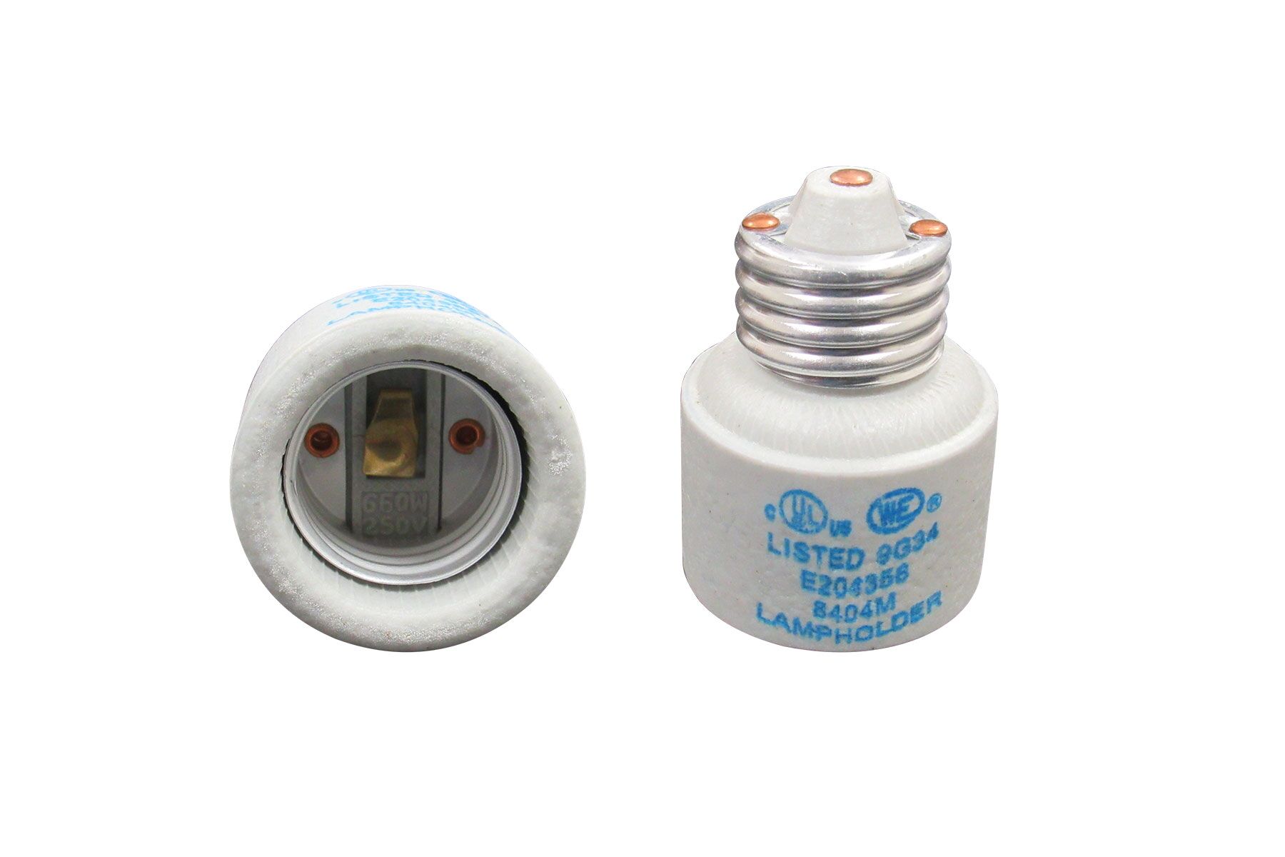 IS276-A - E26 to Medium Light Socket Adapter - 660 Watts, 250 Voltage ...