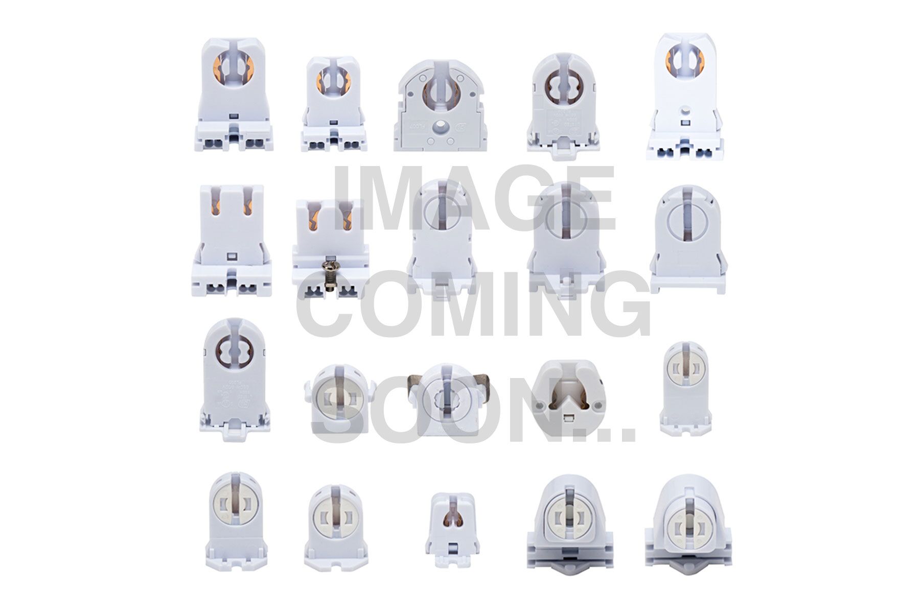 LCM-T8-RC-SC – T8 Lamp Support Clip – Screw Mount - Metal – Silver ...