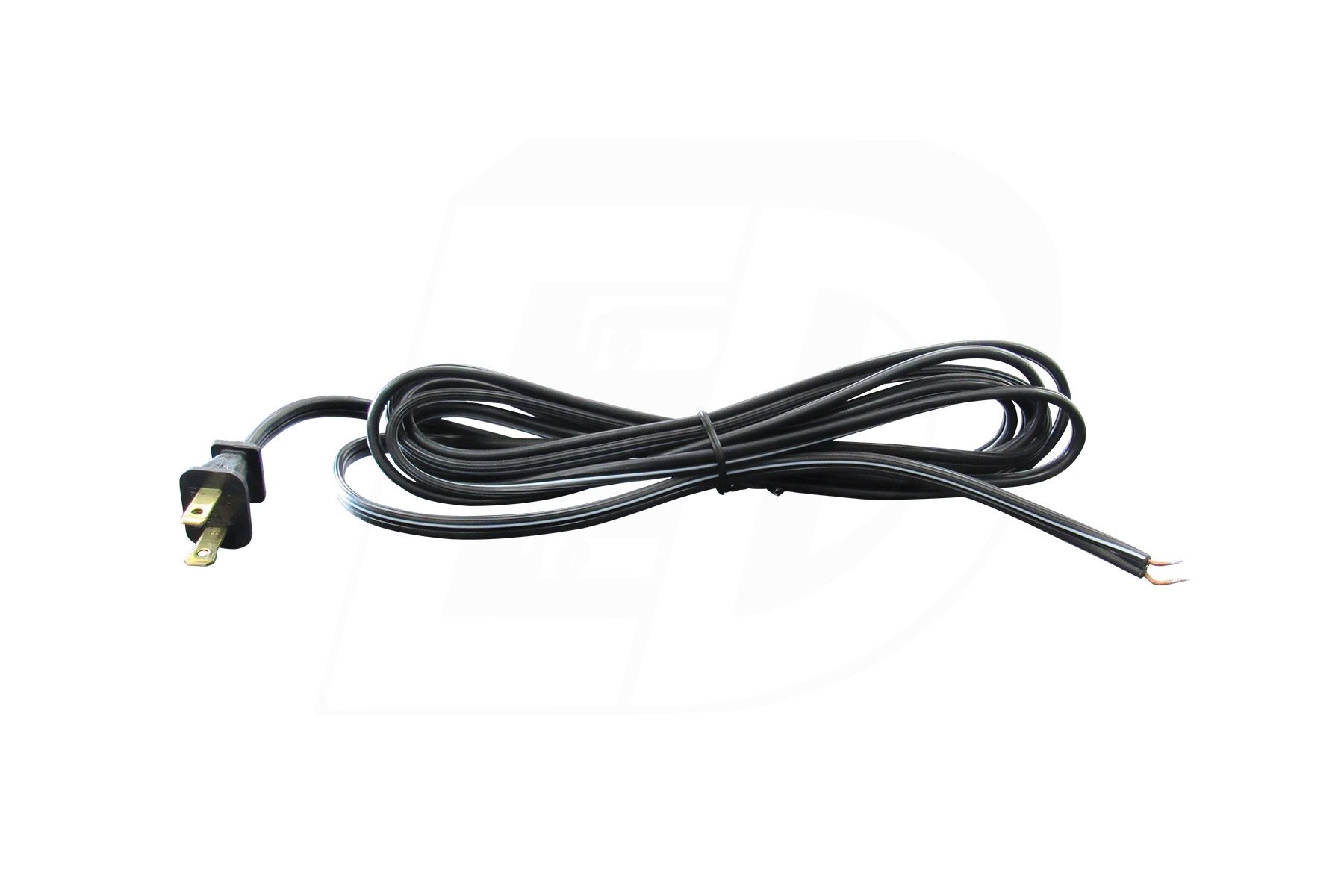 PCBL1SPT1TT - 18/2 Gauge, NEMA 1-15P - 1 ft. SPT-1 AC Power Cord - 10 Amps, 300 Volts, 1250 ...