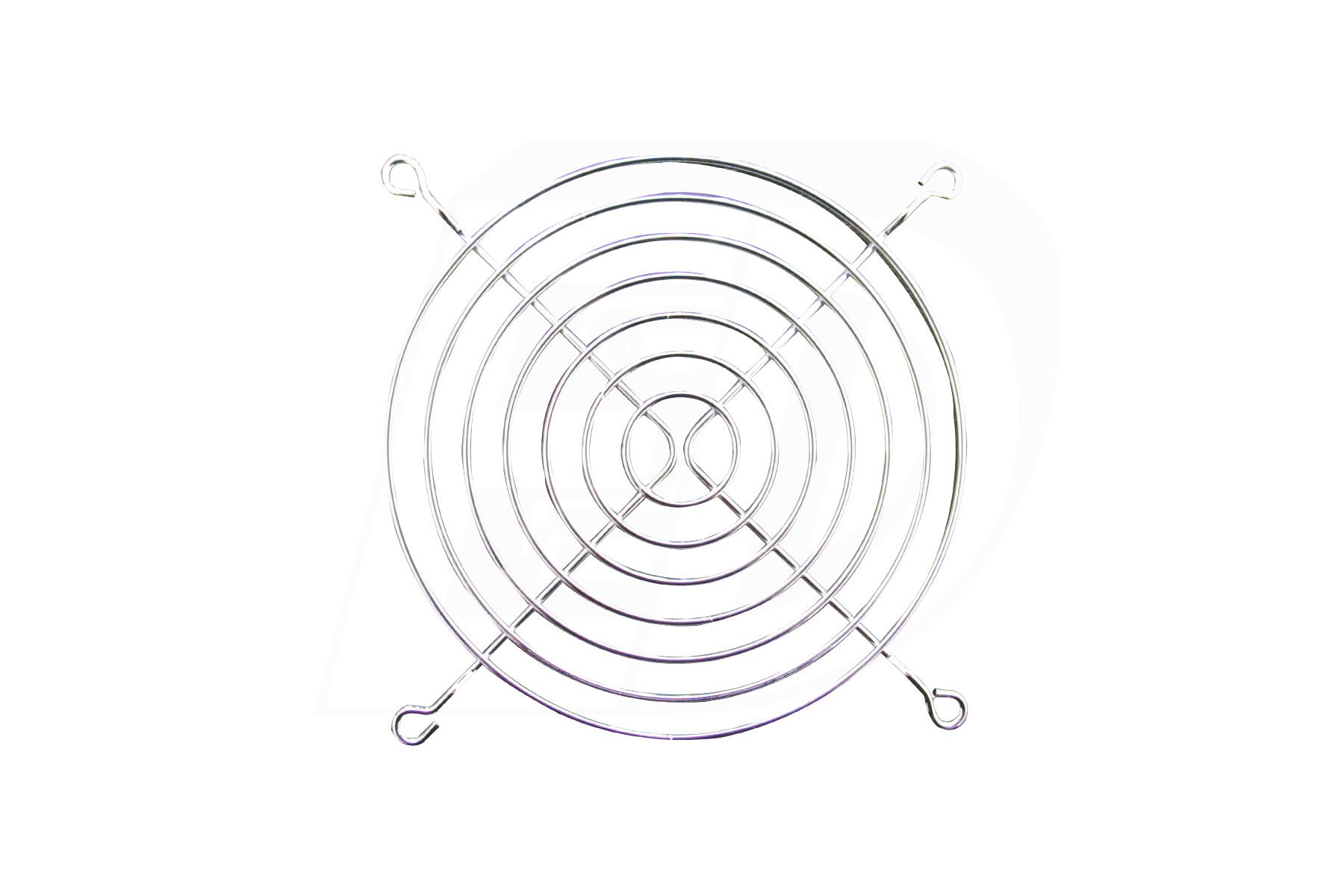 B-4 - Axial Fan Guard - Screw Mount - 4.4 Inch x 4.4 Inch - Chrome ...