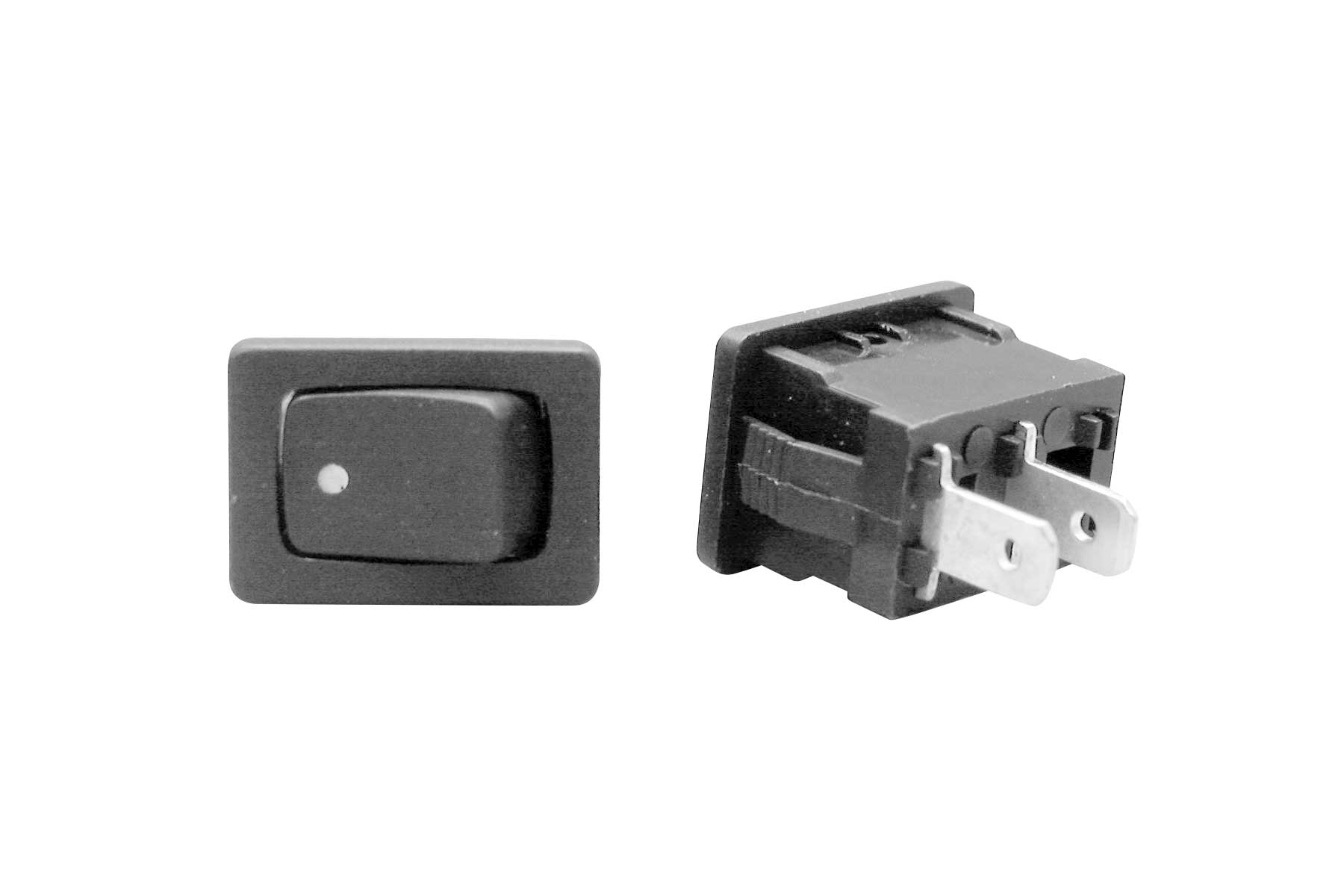 MR23A6HB016 – SPDT Scallop Rocker Switch – On / On – 4A 250 VAC, 6A 125 ...