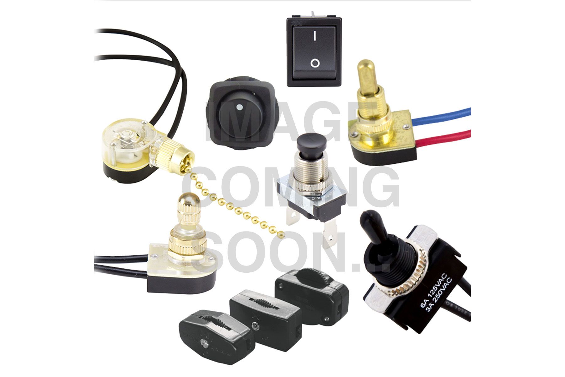 ON/OFF/ON Toggle Lamp Switch Name Plate - Etlin Daniels