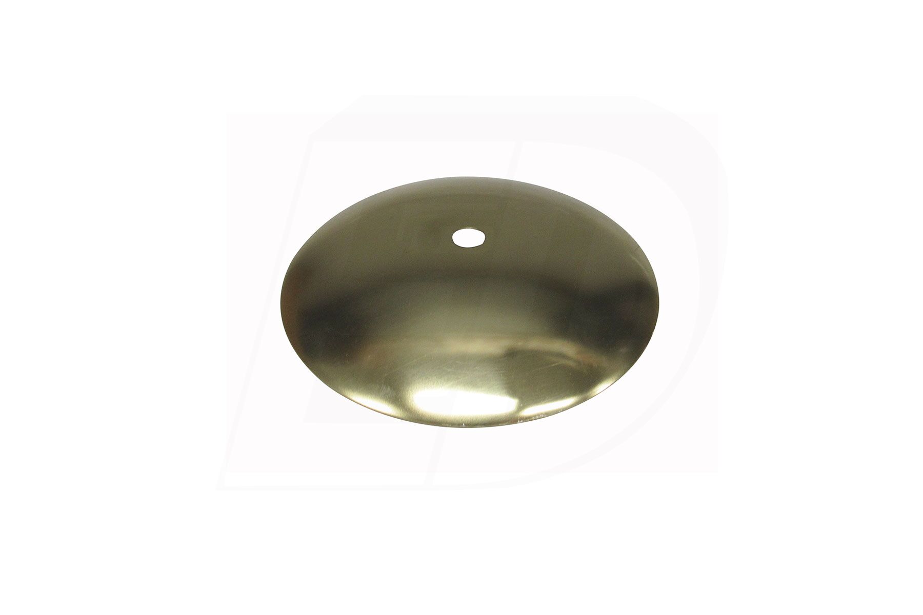 3351-18 - Light Fixture Canopy - 5" Diameter, Plain, 1 Hole Brass 1/8 ...