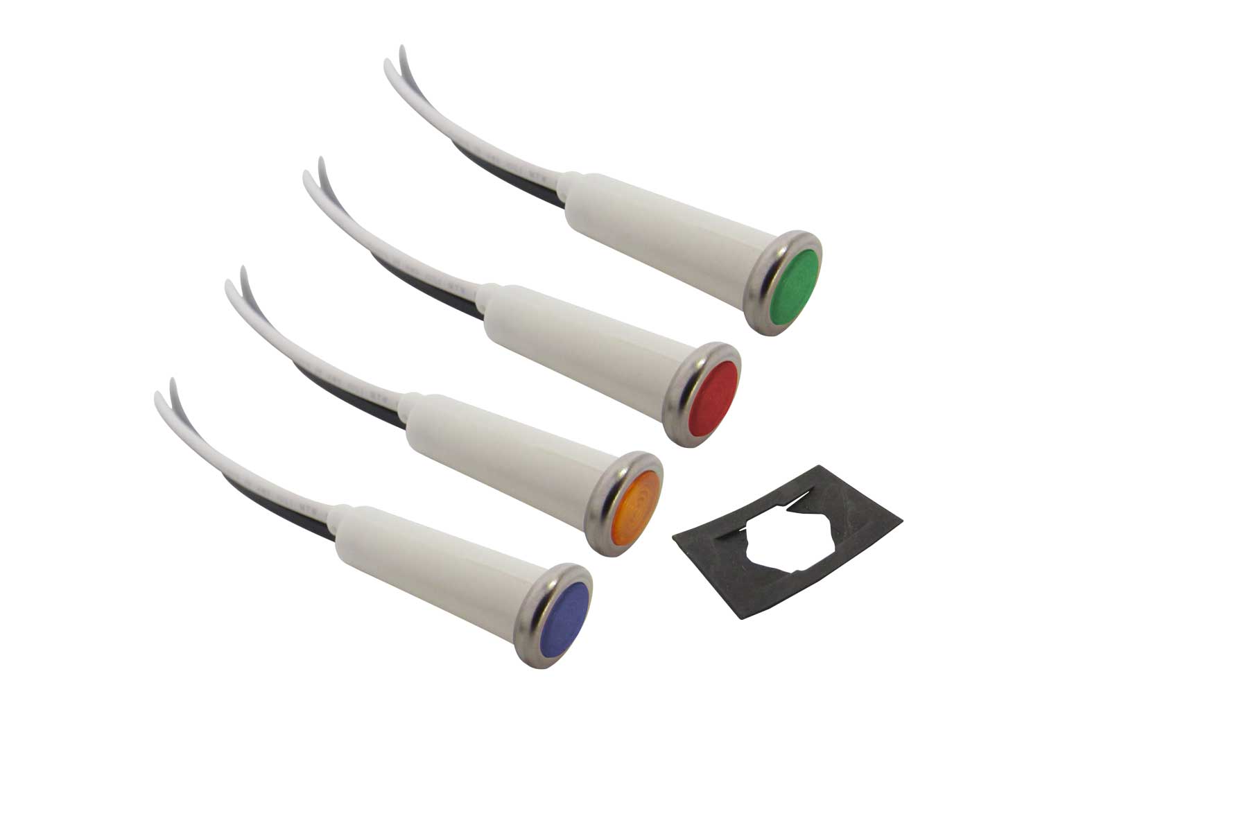 LA41XX-231X-6 - LA41 Series AC LED Flush Round Indicator Light - Quick ...