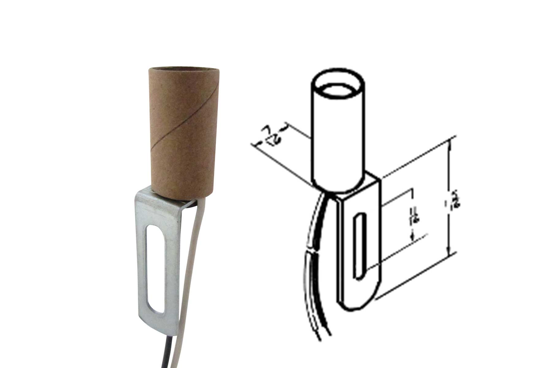 02-00 Series - Miniature Bayonet Base Socket - 75W 125V - Insulated ...