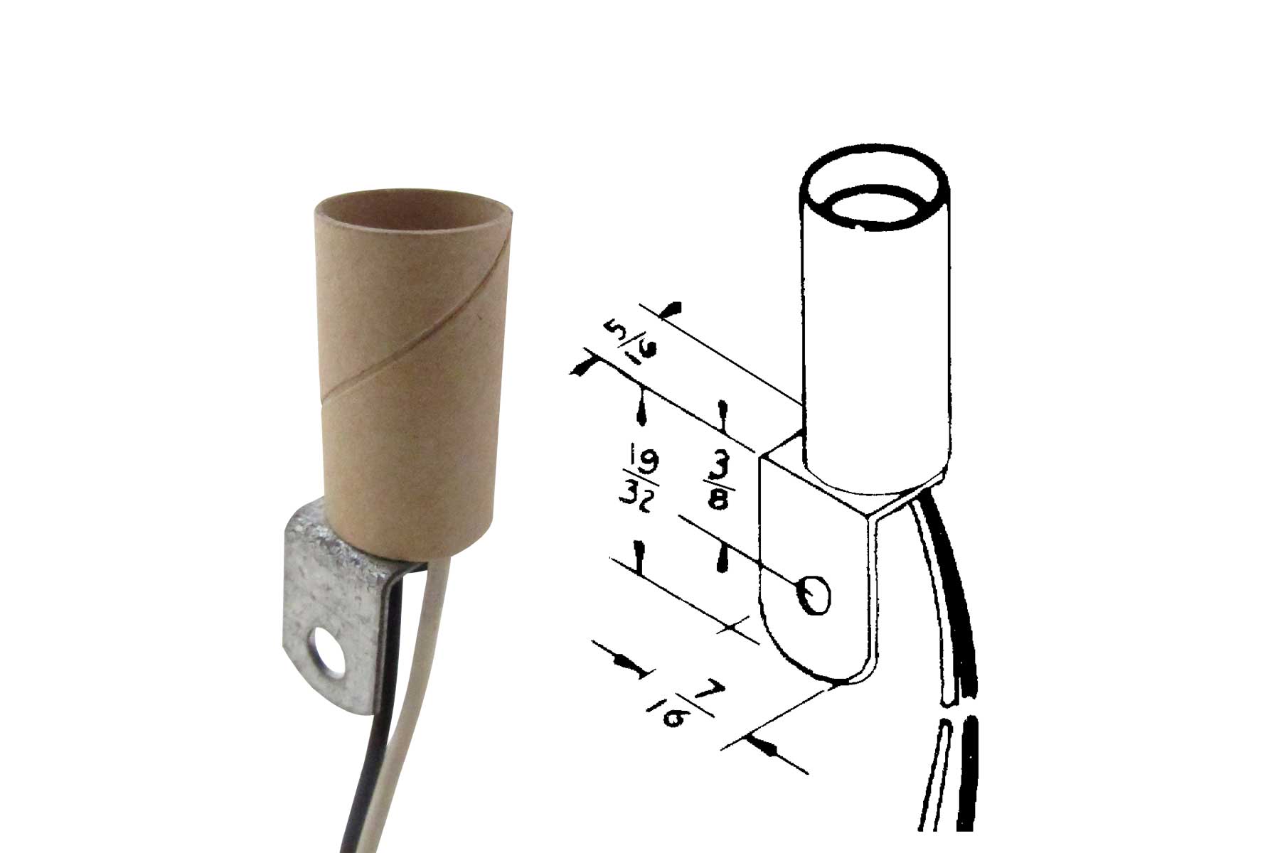 02-00 Series - Miniature Bayonet Base Socket - 75W 125V - Insulated ...