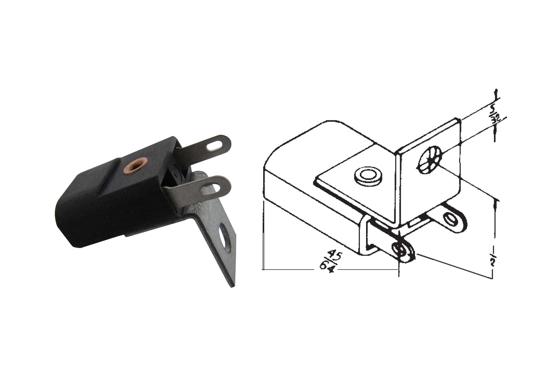 23-00 Series - Miniature T3 1/4 Wedge Base Socket - 28V - Insulated ...