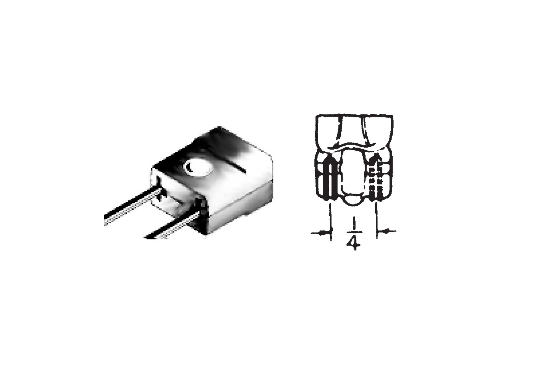 23-200 Series - Miniature T3 1/4 Wedge Base Socket - 28V - Insulated ...