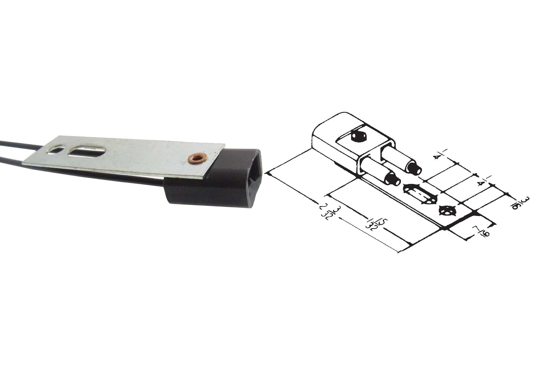 23-200 Series - Miniature T3 1/4 Wedge Base Socket - 28V - Insulated ...