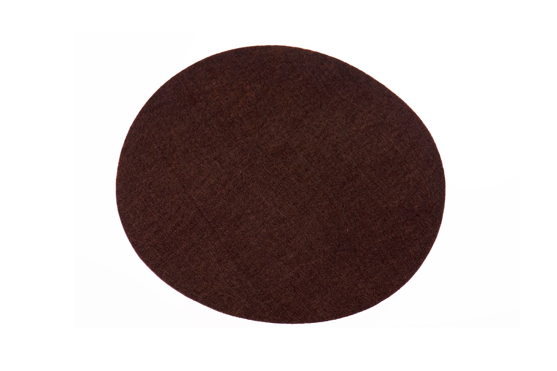 3070-00 - 7" Round Pressure Sensitive Backing Felt Pad - 1.2mm Thick