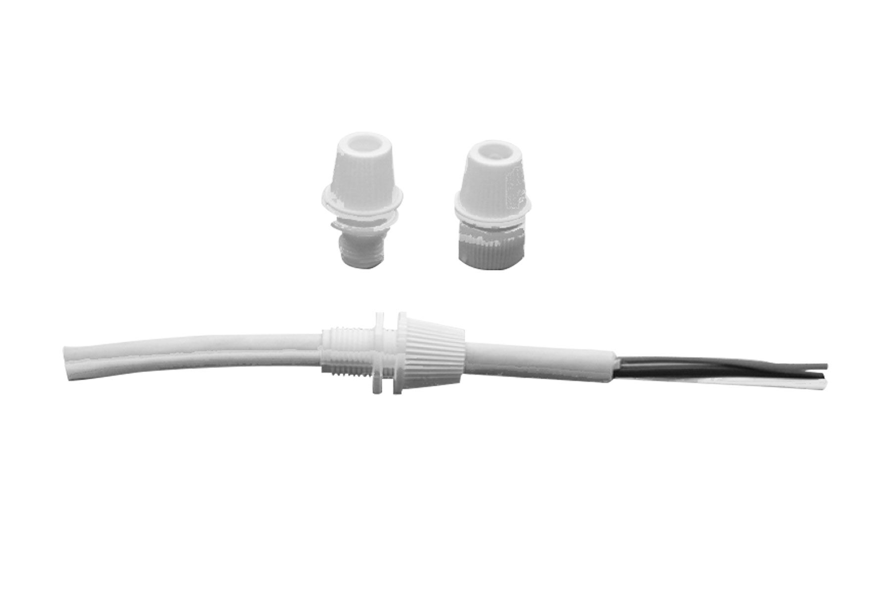 71779 - Two Piece Cord Strain Relief - 18/3" SVT - Female - White ...