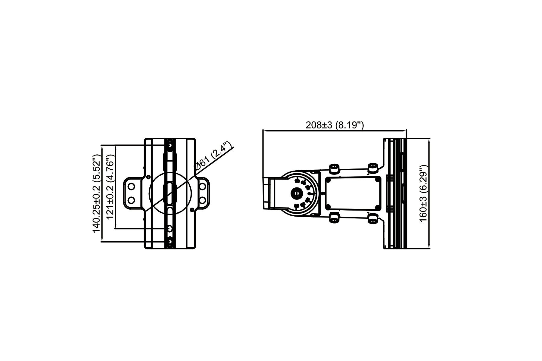 FLH5S-M-UM - Universal Mount Round / Square Poles and Slipfitter ...