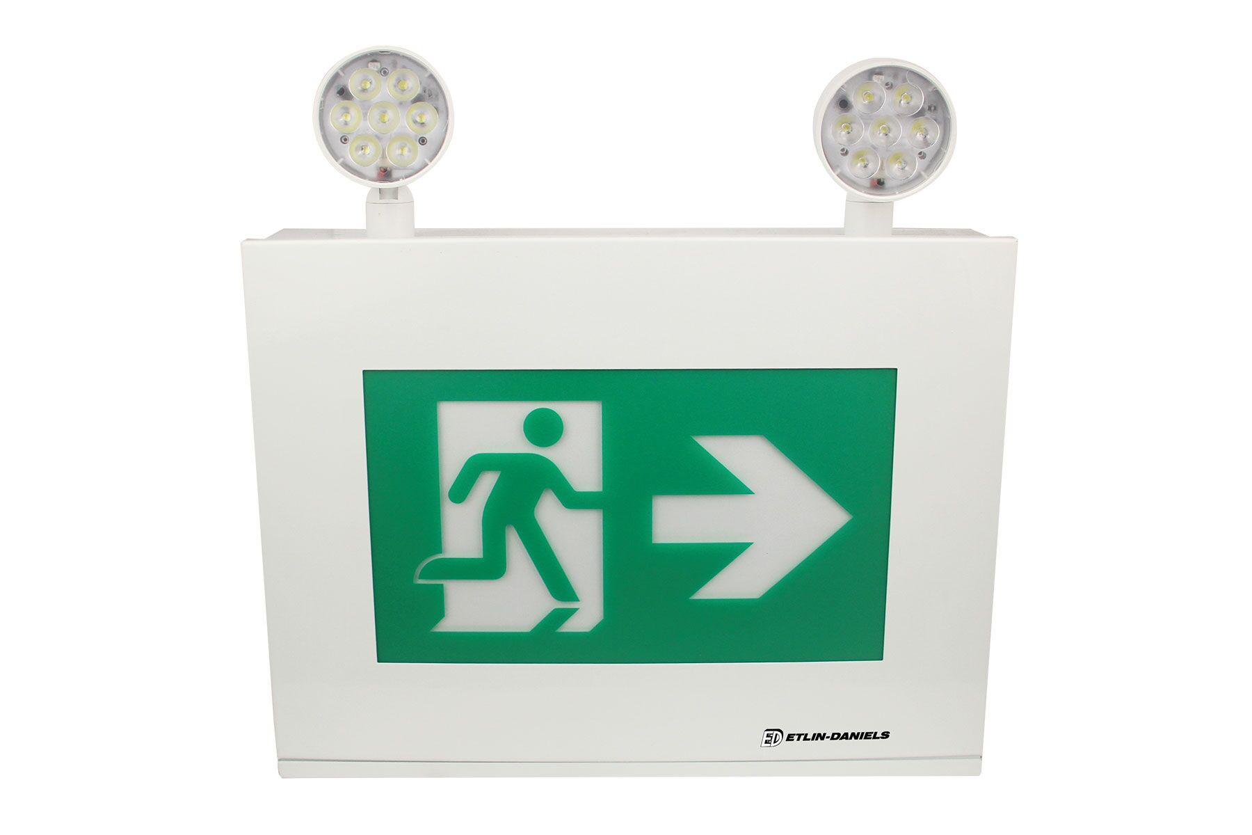 EC3320WHM-A13U24-BB-GU-10RC - LED Running Man Exit Sign with Combo ...